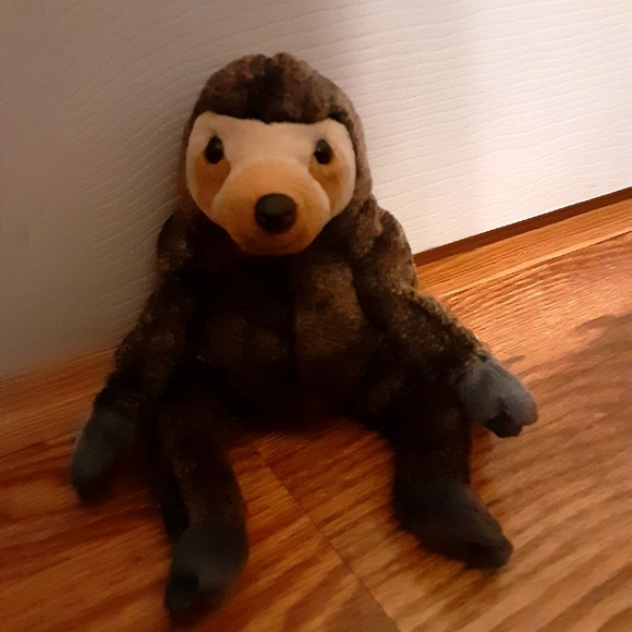 Ty | Toys | Ty Beanie Babies Plush Sloth Slowpoke 999 | Poshmark